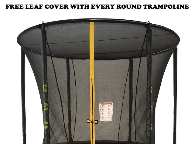 12ft Big Air Extreme Trampoline - Free Basketball Set + Sun/Leaf ...