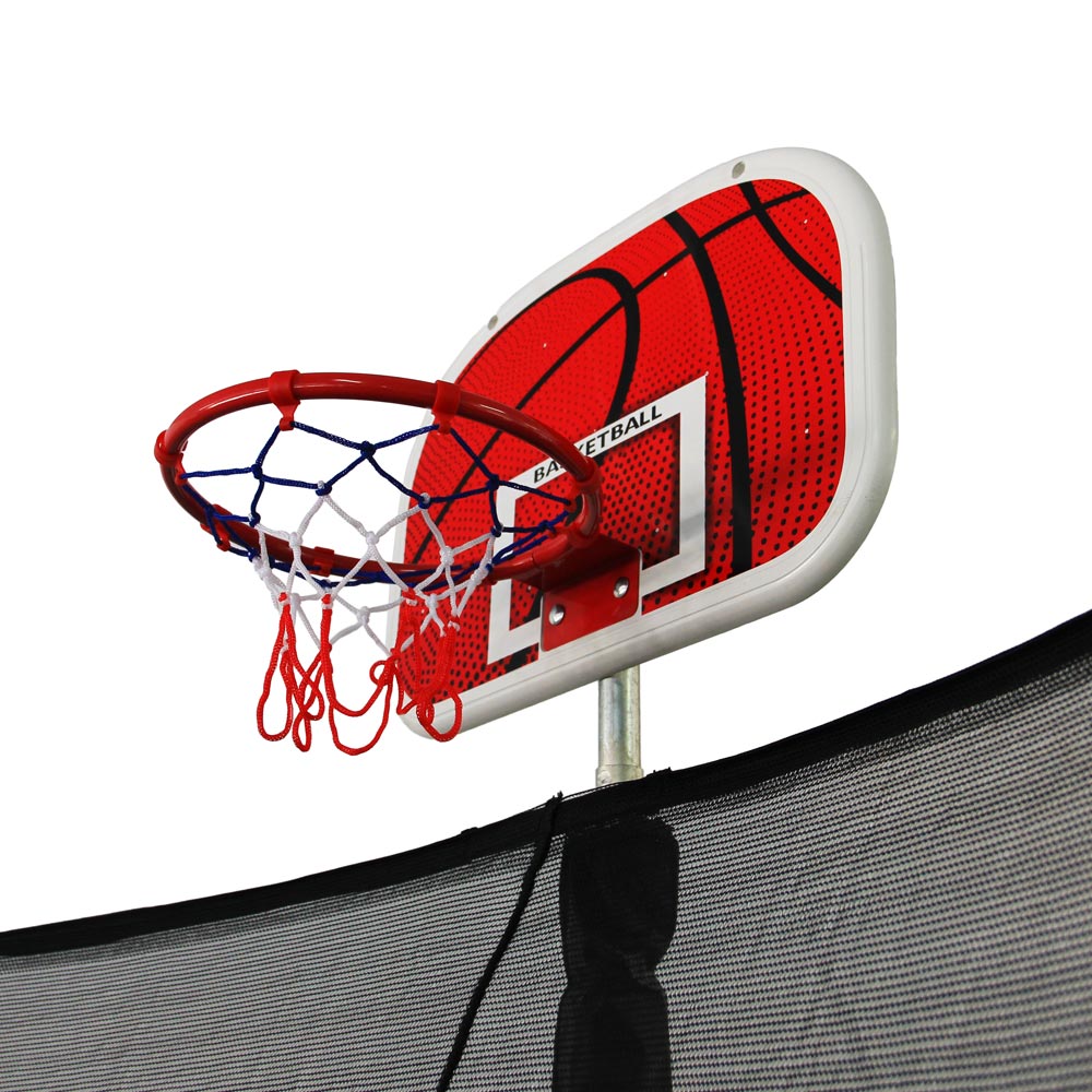 12ft Big Air Extreme Trampoline - Free Basketball Set + Sun/Leaf ...